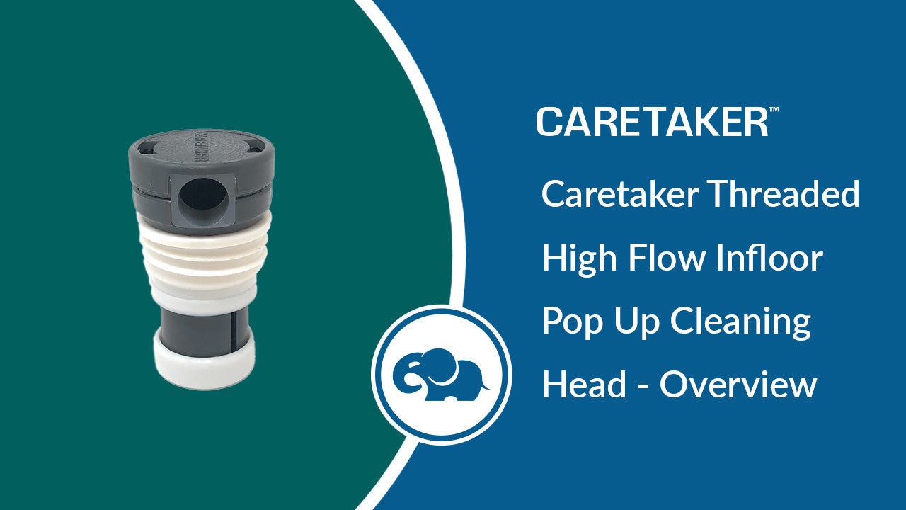 Caretaker Threaded High Flow In-Floor Pop Up Cleaning Head Overview ...