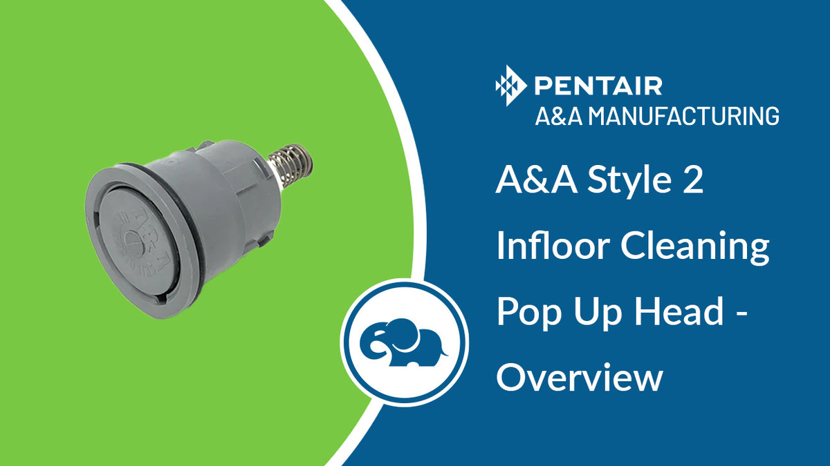 A&A Style 2 In-Floor Cleaning Pop Up Head Overview - ePoolSupply