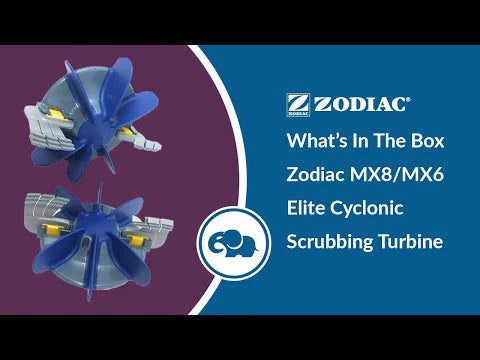 Zodiac MX8/MX6 Elite Cyclonic Scrubbing Turbine Assembly - What's In T ...