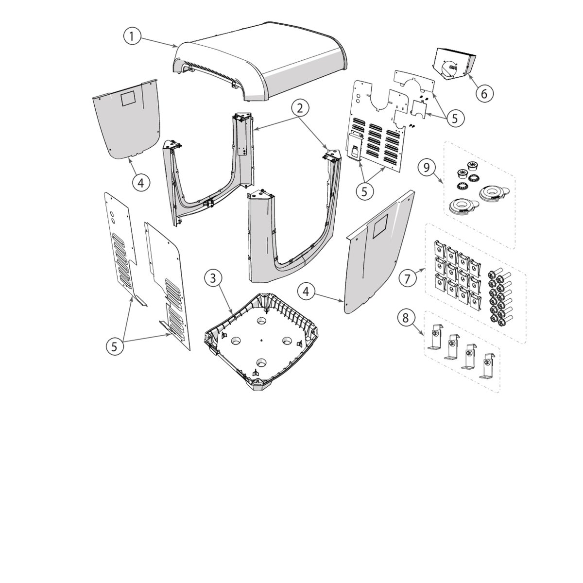 Parts List: Jandy JXiQ Pool Heater 400 Propane Gas CuNi ASME Compliant