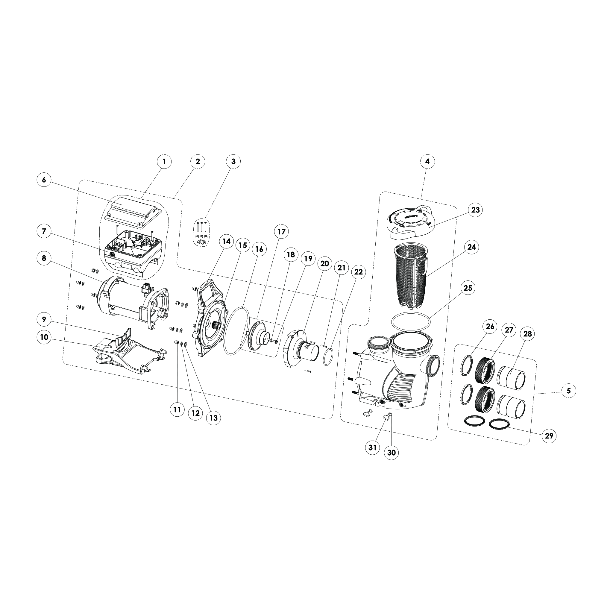 Parts List: IntelliFlo XF – ePoolSupply