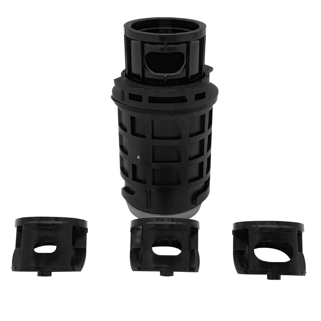 Blue Square Q360 Pop Up Head with Nozzles (Black) | 011420BK