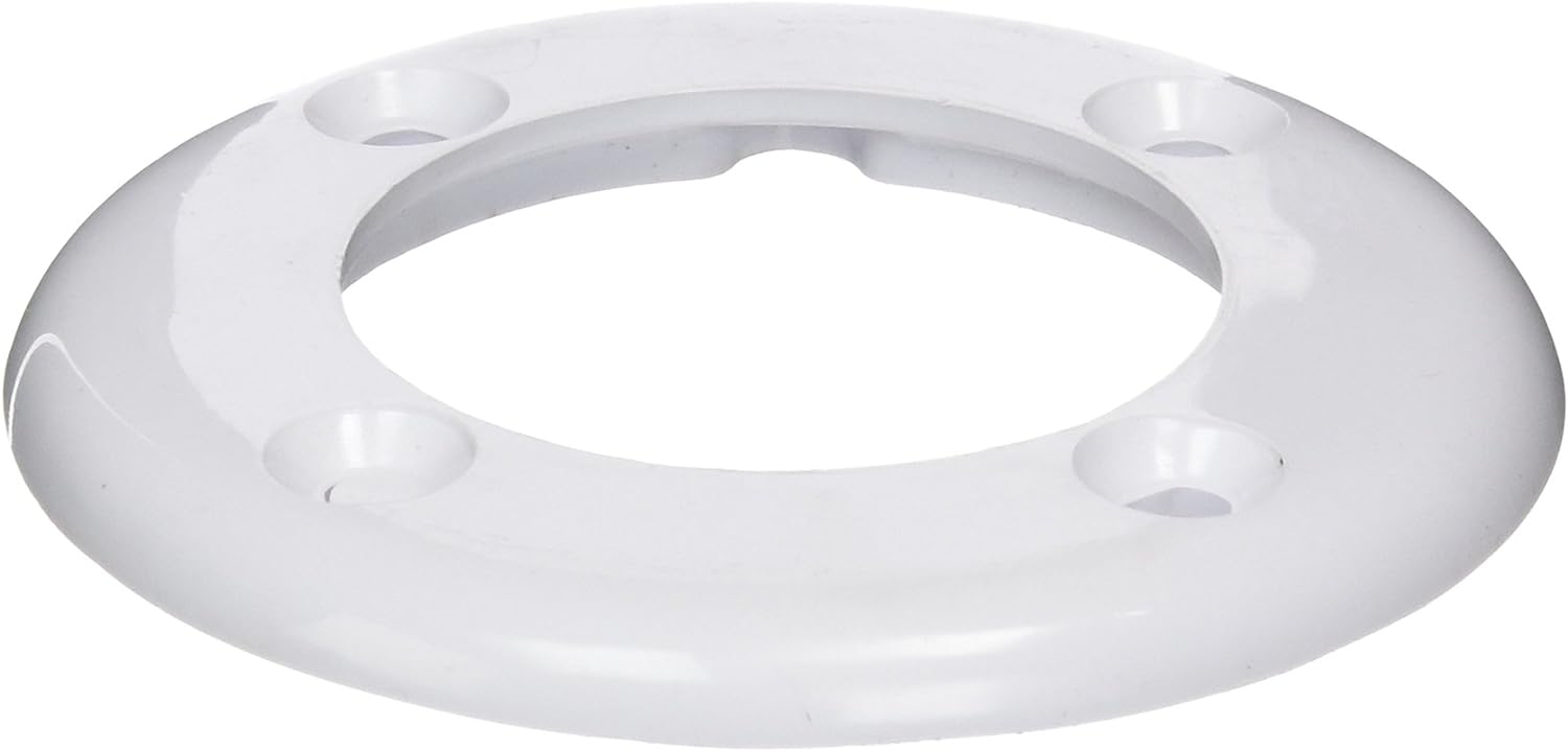 SUPER-PRO 3.5" White Inlet Faceplate Cover with Screw Holes || 25545-0 ...