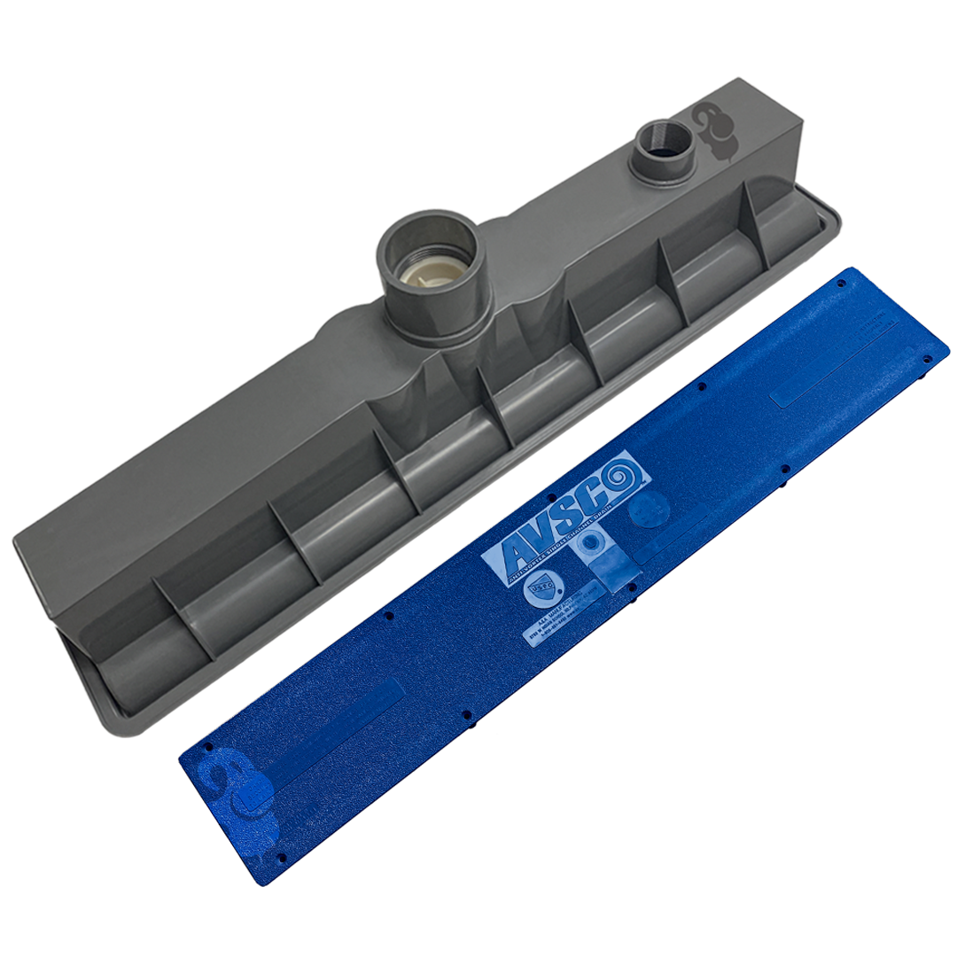 AVSC Single Standard Top Channel Drain Dark Blue - Pentair In-Floor(A ...