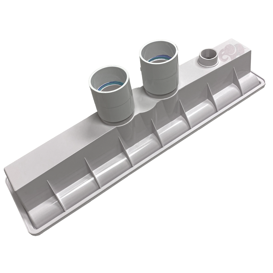 AVSC Dual Standard Top Channel Drain White - Pentair In-Floor(A&A ...