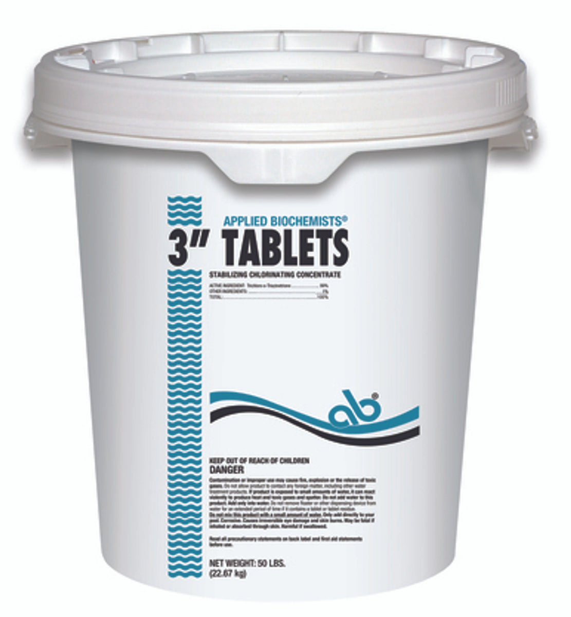 Applied Biochemists 3" Chlorine Tablets | 40631A | 50 lb – ePoolSupply