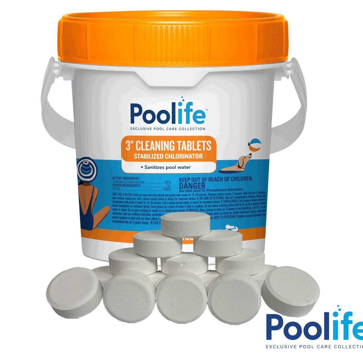 Poolife 3" Cleaning Tablet | 1, 7 OZ (42130)