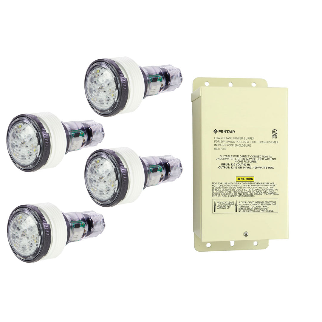 Pentair Microbrite Warm White LED Light Combo Kit 100' Cord | 602135