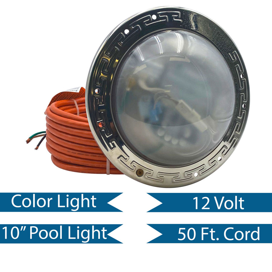 Pentair 50' 12V Color Pool IntelliBrite Architectural Series Light | 6 ...