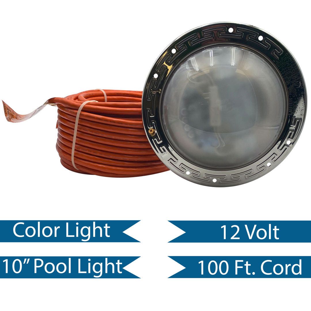 Pentair 100' 12V Color Pool IntelliBrite Architectural Series Light ...