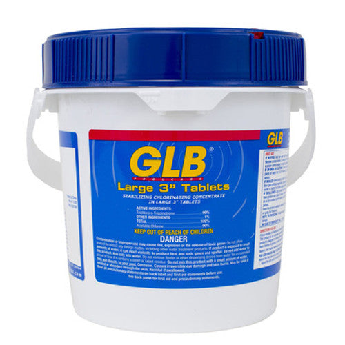 GLB Large 3" Chlorine Tablets | 71234A | 25 LB – ePoolSupply