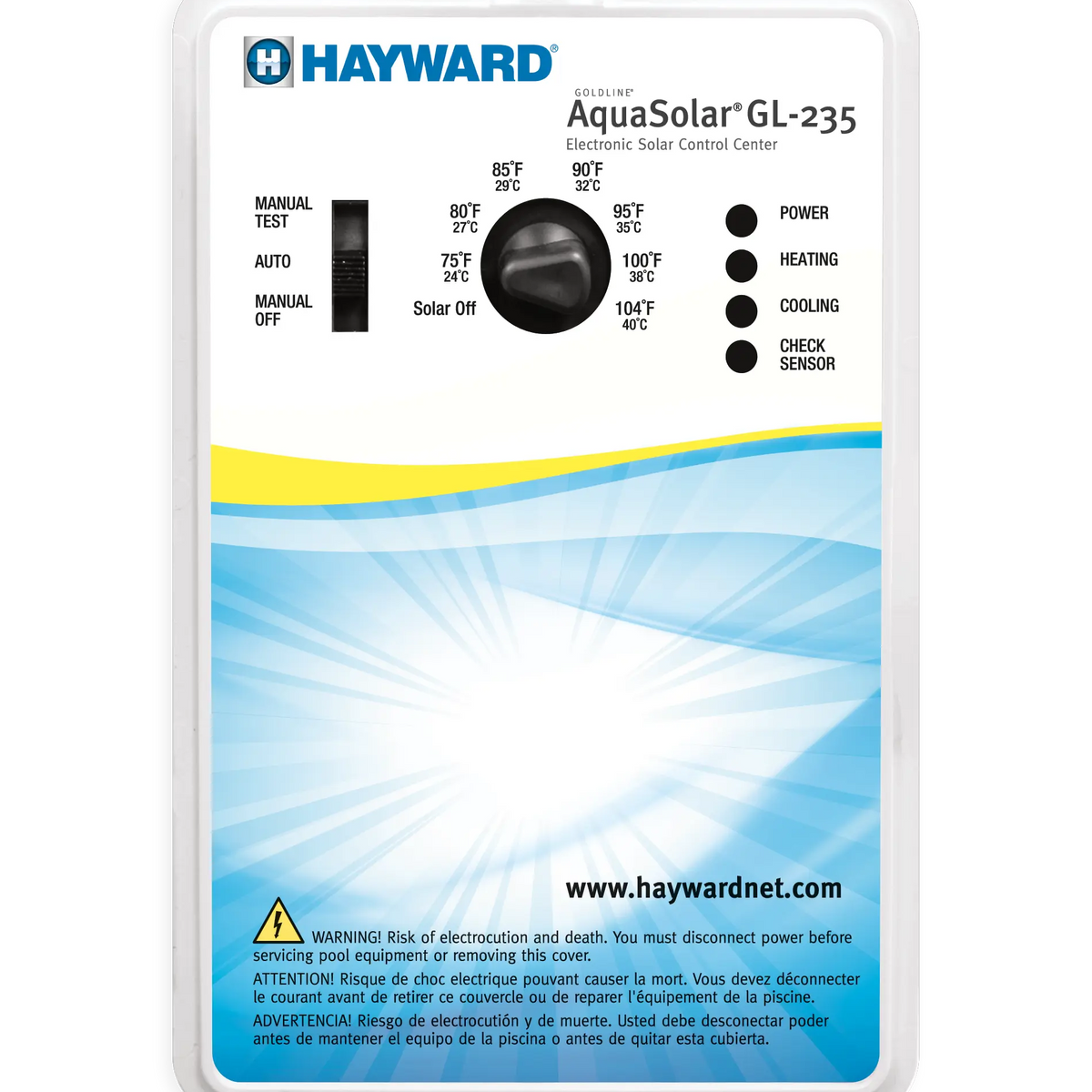 Hayward COMBO-CONTROL, SOLAR, SEN A, GL23 | GLC-1P-A – ePoolSupply