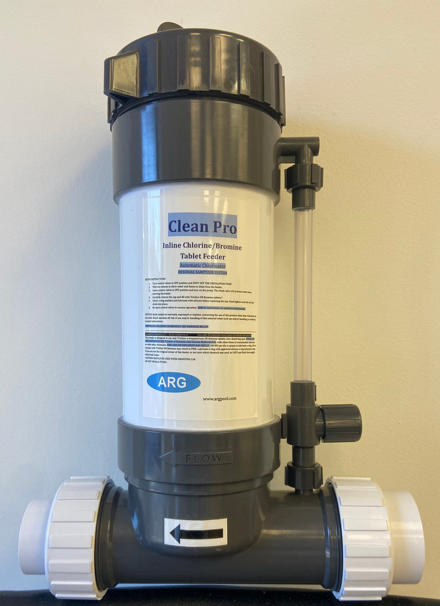 ARG Inline Chlorinator for Variable Speed Pumps | Tablet Feeder | CIV0