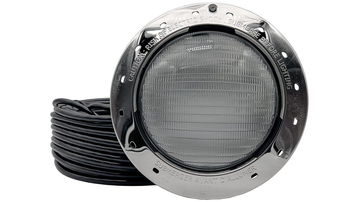 Jandy Pool WaterColors Large LED Light SS, 120V, 50W, 100' Cord || CPH