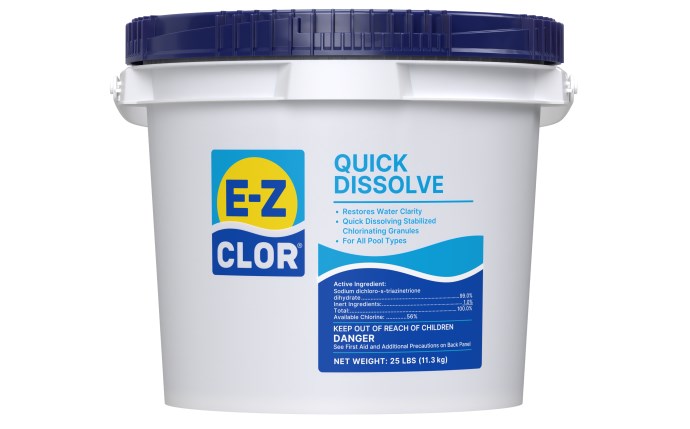 E-Z Clor 25 lb Quick Dissolve Dichlor Sanitizer | EZC-50-2525