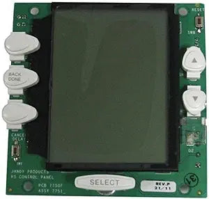Jandy OneTouch Control Panel PCB Subassembly w/ White Buttons and LCD ...
