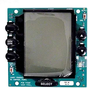 Jandy OneTouch Control Panel PCB Subassembly w/ Black Buttons and LCD