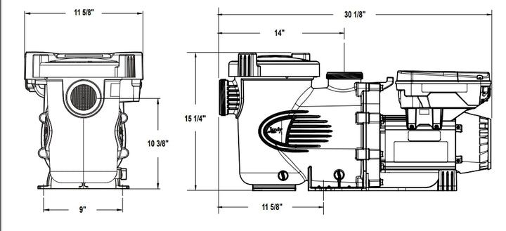Jandy ePump 2.7 HP Without Controller | VSSHP270DV2A – ePoolSupply
