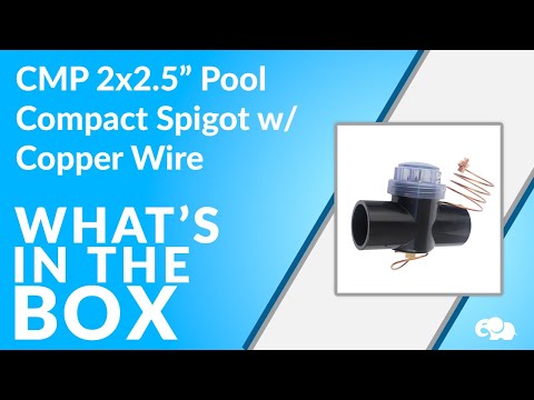 CMP 2" Pool Defender Compact 2.5" Spigot With Copper Wire | 25810-400 ...