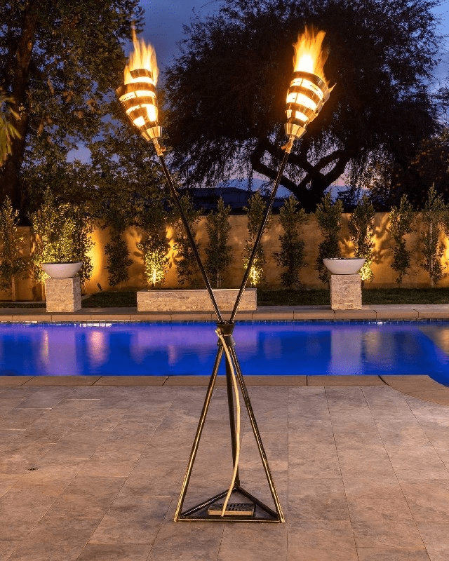 Outdoor Plus Natural Gas Toplite Torch Stand Only | OPT-TSTNDNG