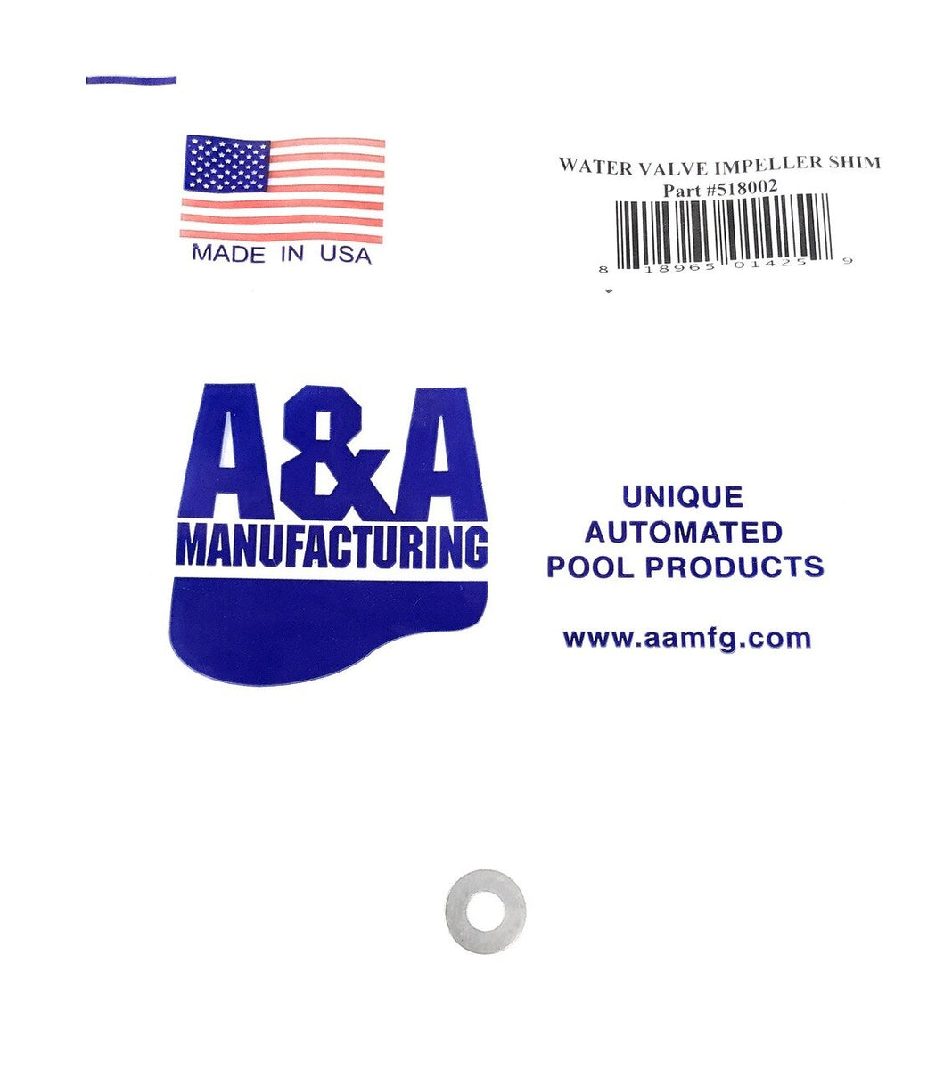 Upper Impeller Shim - Pentair In-Floor(A&A) – ePoolSupply