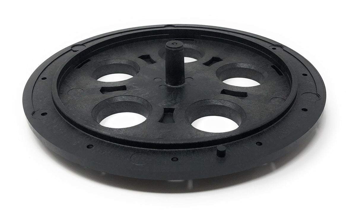 Caretaker 5-Port Pool Cleaning Valve Center Plate (Black) | WS-1-9-214